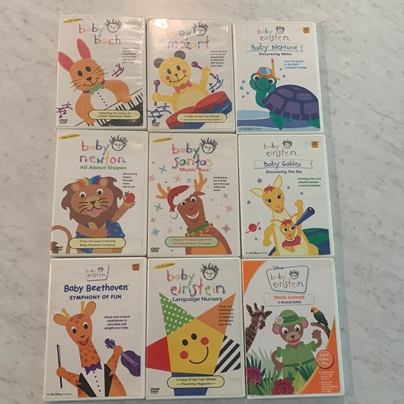 Disney | Media | Baby Einstein Set Of 9 Dvds | Poshmark